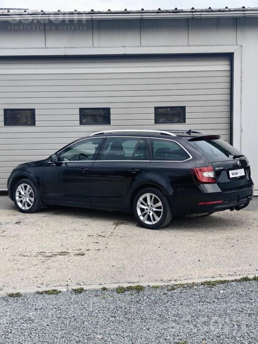 Black Skoda Octavia 2019 in Jelgava, with an engine capacity of 2.00 L and mileage of 14 thousand km for 13500 €, photo 6 on AUTOMOTO.COM.LV