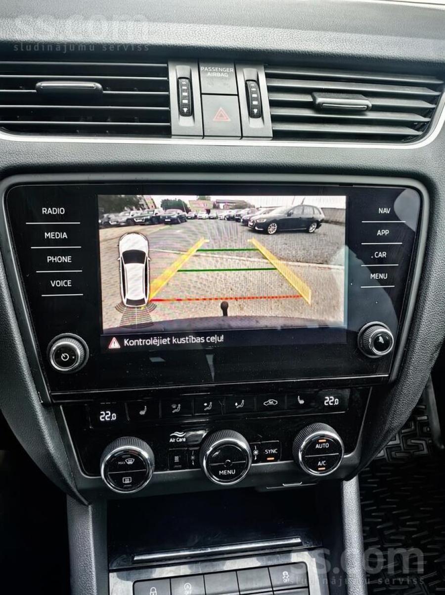 Black Skoda Octavia 2019 in Jelgava, with an engine capacity of 2.00 L and mileage of 14 thousand km for 13500 €, photo 15 on AUTOMOTO.COM.LV