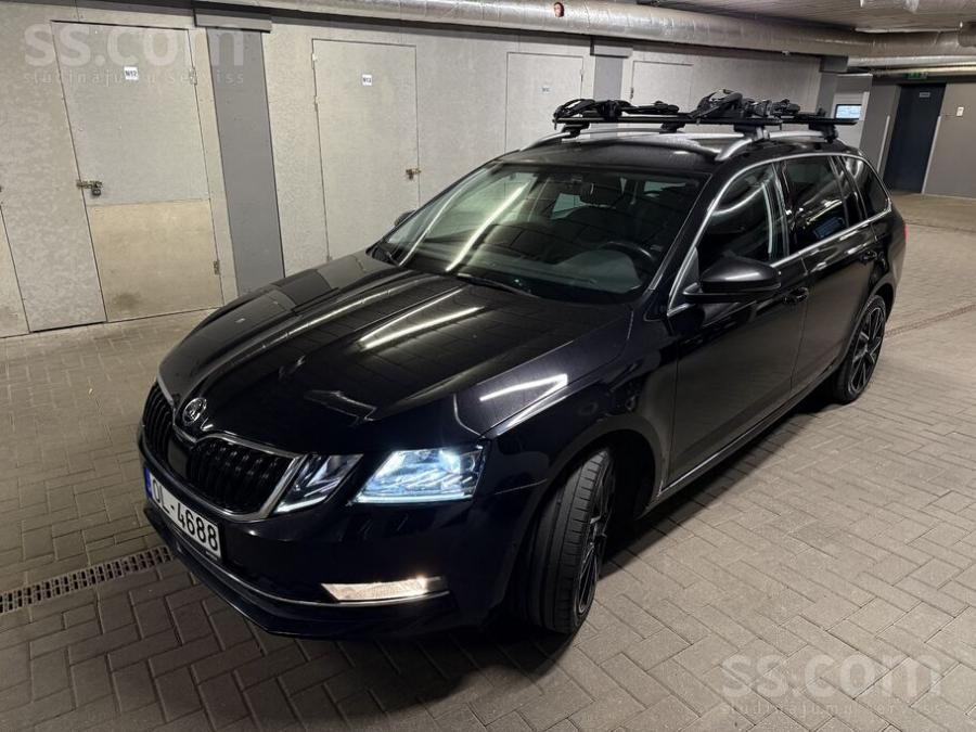Black Skoda Octavia 2019 in Riga, with an engine capacity of 1.50 L and mileage of 193 thousand km for 12850 €, photo 3 on AUTOMOTO.COM.LV