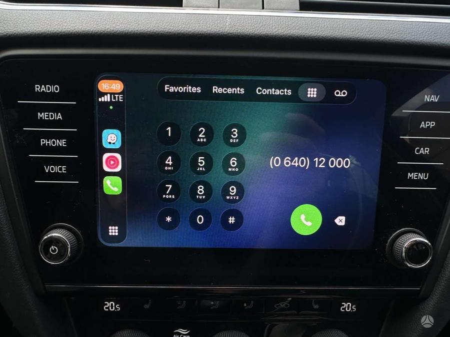 Melns Skoda Octavia 2020 Viļņa, ar dzinēja tilpumu 1.60 L un nobraukumu 157 tūkst. km par 12750 €, foto 15 vietnē AUTOMOTO.COM.LV