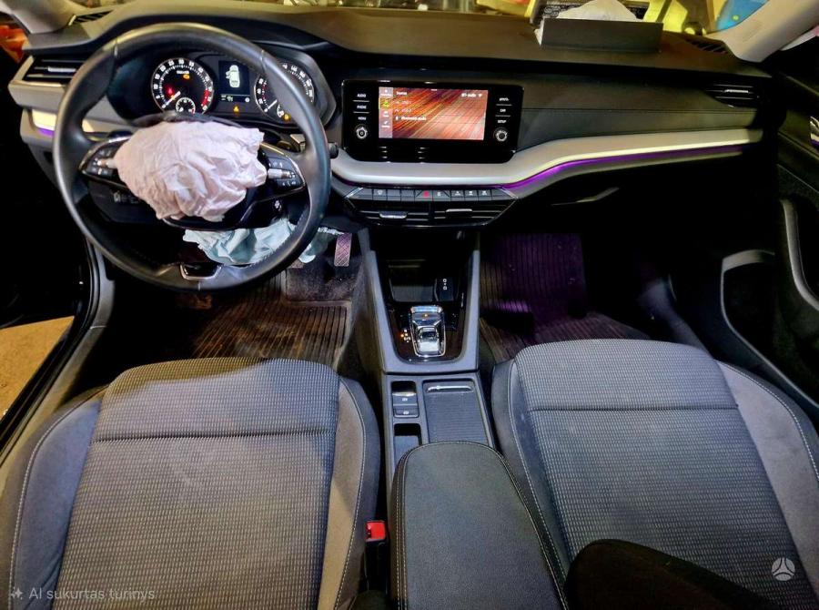 Black Skoda Octavia 2020 in Kaunas, with an engine capacity of 1.97 L and mileage of 111 thousand km for 7150 €, photo 12 on AUTOMOTO.COM.LV
