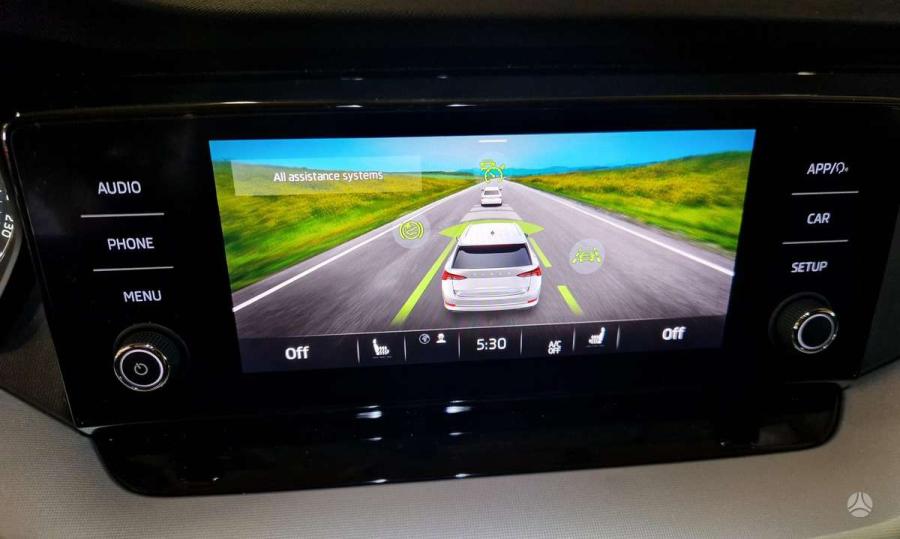 Black Skoda Octavia 2020 in Kaunas, with an engine capacity of 1.97 L and mileage of 111 thousand km for 7150 €, photo 30 on AUTOMOTO.COM.LV