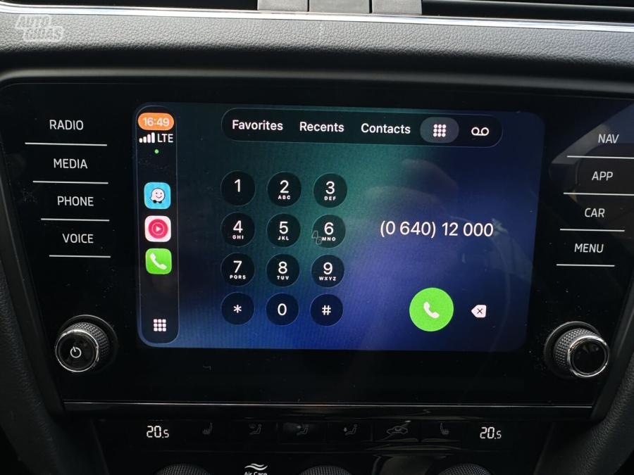 Melns Skoda Octavia 2020 Avižieniai, ar dzinēja tilpumu 1.60 L un nobraukumu 157 tūkst. km par 12750 €, foto 15 vietnē AUTOMOTO.COM.LV