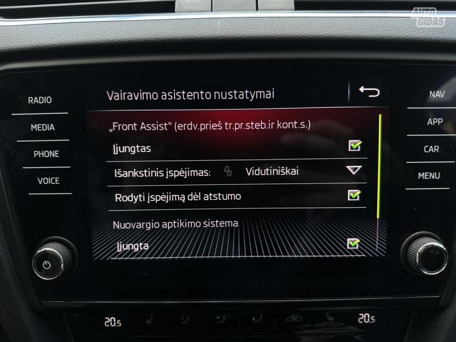 Melns Skoda Octavia 2020 Avižieniai, ar dzinēja tilpumu 1.60 L un nobraukumu 157 tūkst. km par 12750 €, foto 16 vietnē AUTOMOTO.COM.LV