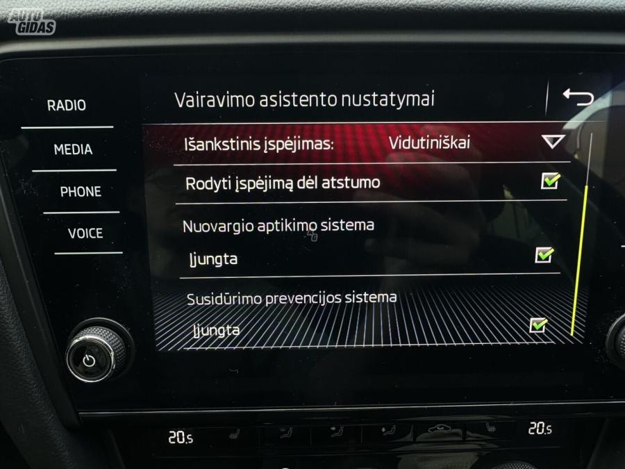 Melns Skoda Octavia 2020 Avižieniai, ar dzinēja tilpumu 1.60 L un nobraukumu 157 tūkst. km par 12750 €, foto 17 vietnē AUTOMOTO.COM.LV
