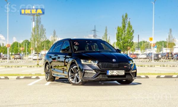 Black Skoda Octavia 2020 in Riga, with an engine capacity of 2.00 L and mileage of 277 thousand km for 18390 €, photo 2 on AUTOMOTO.COM.LV