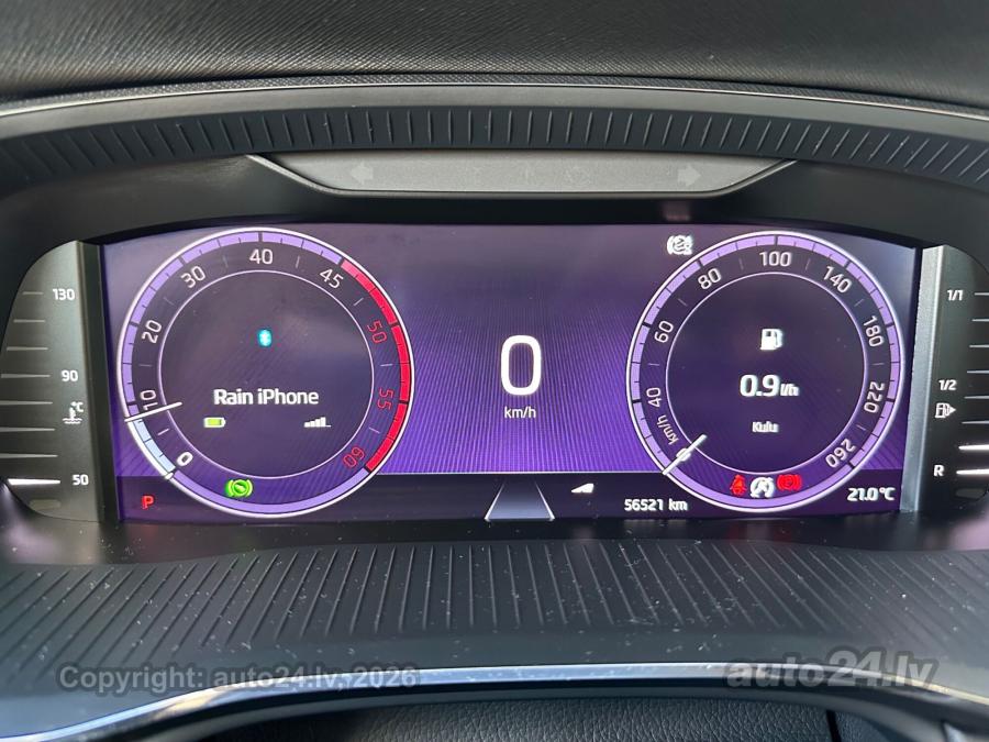 Черный Шкода Октавия 2020 в Таллин, объемом двигателя 2.00 л и пробегом 57 тыс. км за 23000 €, фото 15 на AUTOMOTO.COM.LV