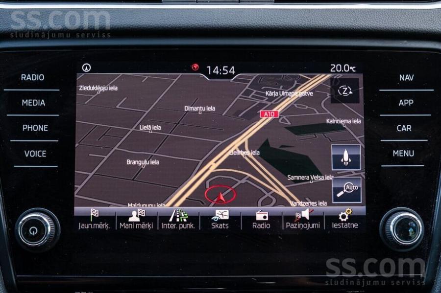 Black Skoda Octavia 2020 in Riga, with an engine capacity of 2.00 L and mileage of 187 thousand km for 11950 €, photo 13 on AUTOMOTO.COM.LV