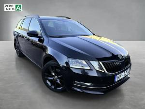 Black Skoda Octavia 2020 in Riga, with an engine capacity of 1.50 L and mileage of 197 thousand km for 9990 €, photo  on AUTOMOTO.COM.LV
