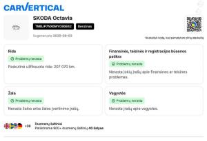 Черный Шкода Октавия 2021 в Вильнюс, объемом двигателя 1.00 л и пробегом 243 тыс. км за 12705 €, фото 40 на AUTOMOTO.COM.LV