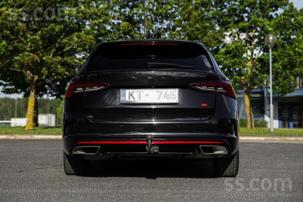 Black Skoda Octavia 2021 in Jelgava, with an engine capacity of 2.00 L and mileage of 265 thousand km for 23500 €, photo 6 on AUTOMOTO.COM.LV