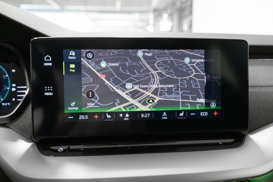 Black Skoda Octavia 2021 in Vilnius, with an engine capacity of 1.40 L and mileage of 76 thousand km for 20900 €, photo 23 on AUTOMOTO.COM.LV