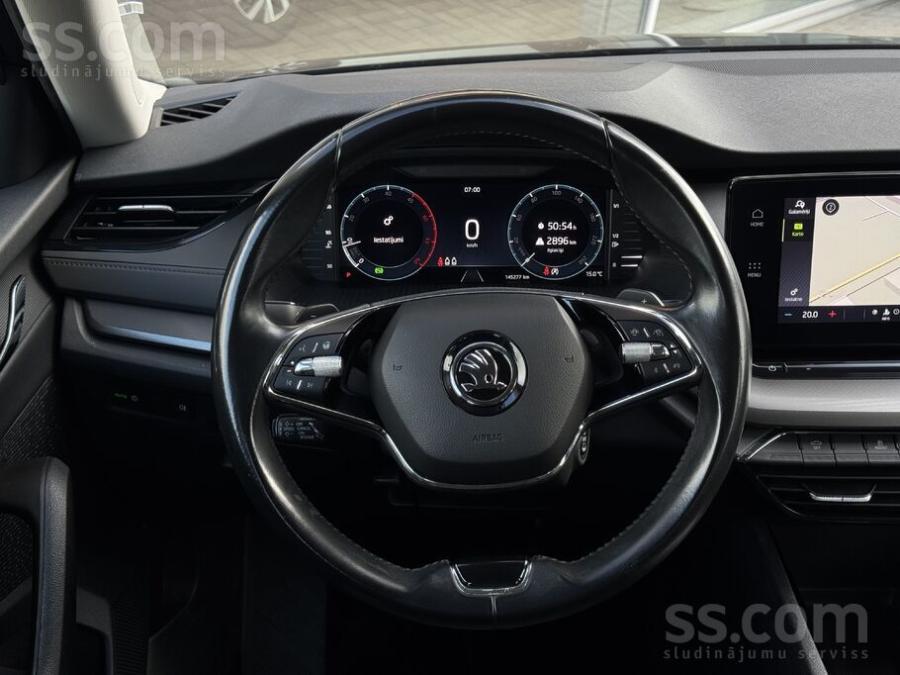Melns Skoda Octavia 2021 Valmiera, ar dzinēja tilpumu 2.00 L un nobraukumu 145 tūkst. km par 15900 €, foto 10 vietnē AUTOMOTO.COM.LV