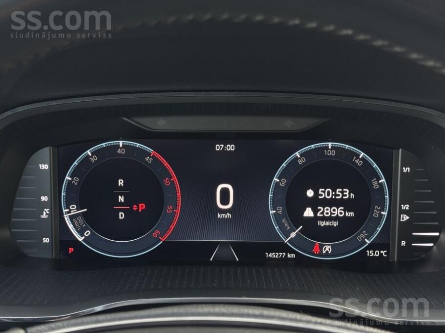 Melns Skoda Octavia 2021 Valmiera, ar dzinēja tilpumu 2.00 L un nobraukumu 145 tūkst. km par 15900 €, foto 13 vietnē AUTOMOTO.COM.LV