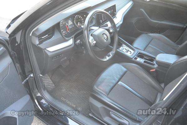 Black Skoda Octavia 2021 in Tartu, with an engine capacity of 1.50 L and mileage of 121 thousand km for 15900 €, photo 6 on AUTOMOTO.COM.LV