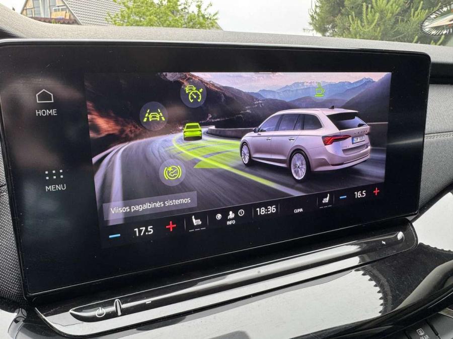 Black Skoda Octavia 2021 in Vilnius, with an engine capacity of 1.97 L and mileage of 194 thousand km for 14700 €, photo 21 on AUTOMOTO.COM.LV