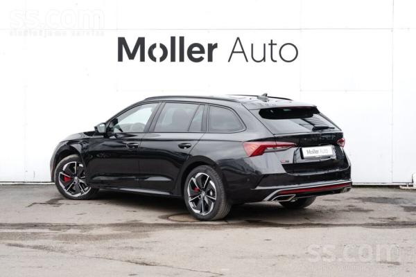 Black Skoda Octavia 2022 in Riga, with an engine capacity of 1.40 L and mileage of 124 thousand km for 22250 €, photo 3 on AUTOMOTO.COM.LV