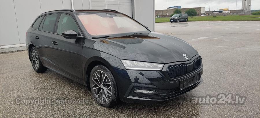 Black Skoda Octavia 2022 in Tallinn, with an engine capacity of 1.50 L and mileage of 57 thousand km for 20990 €, photo 4 on AUTOMOTO.COM.LV