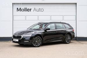 Black Skoda Octavia 2022 in Riga, with an engine capacity of 1.50 L and mileage of 103 thousand km for 18950 €, photo  on AUTOMOTO.COM.LV