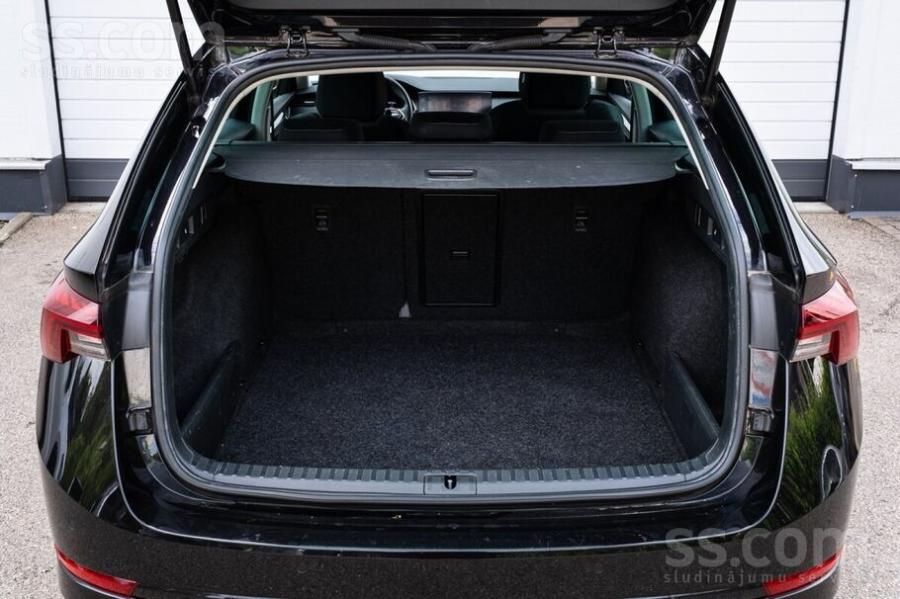 Black Skoda Octavia 2022 in Riga, with an engine capacity of 1.50 L and mileage of 103 thousand km for 18950 €, photo 20 on AUTOMOTO.COM.LV