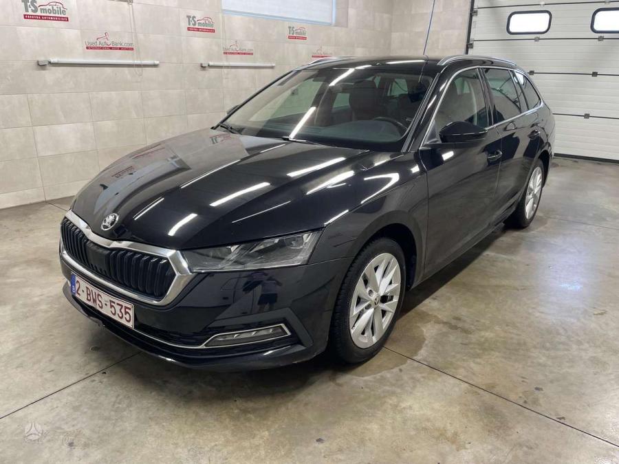 Black Skoda Octavia 2022 in Marijampole, with an engine capacity of 1.50 L and mileage of 77 thousand km for 18755 €, photo 1 on AUTOMOTO.COM.LV