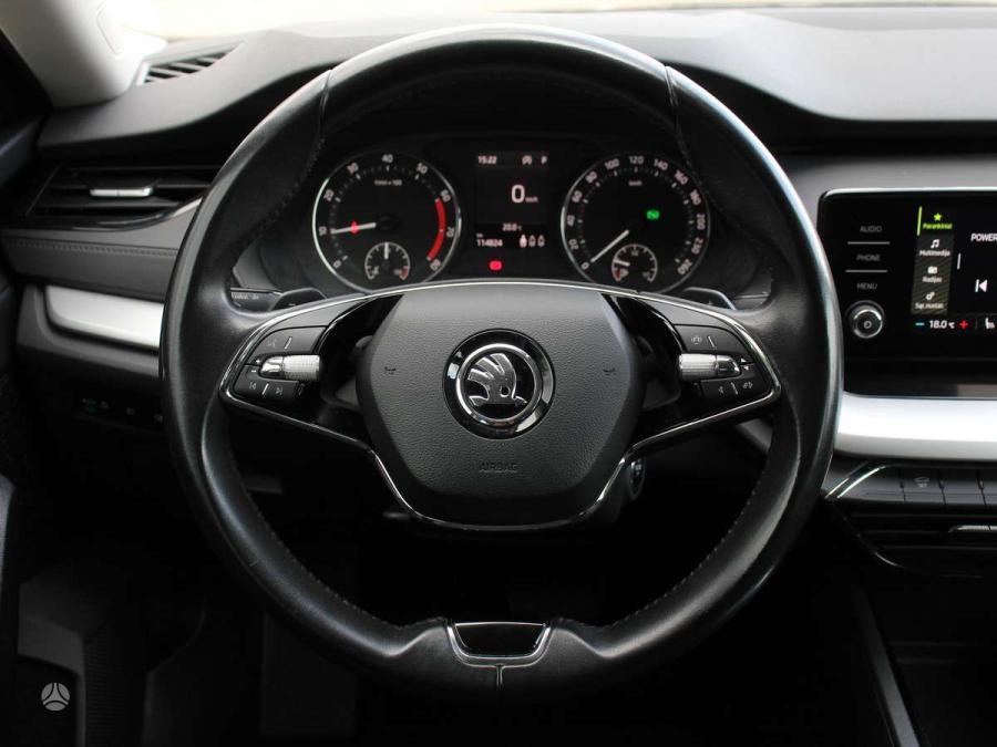 Black Skoda Octavia 2022 in Vilnius, with an engine capacity of 1.50 L and mileage of 115 thousand km for 15950 €, photo 6 on AUTOMOTO.COM.LV