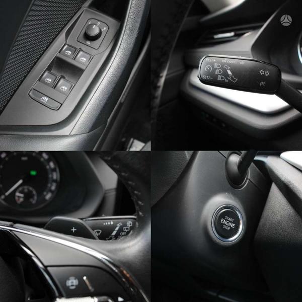 Black Skoda Octavia 2022 in Vilnius, with an engine capacity of 1.50 L and mileage of 115 thousand km for 15950 €, photo 8 on AUTOMOTO.COM.LV