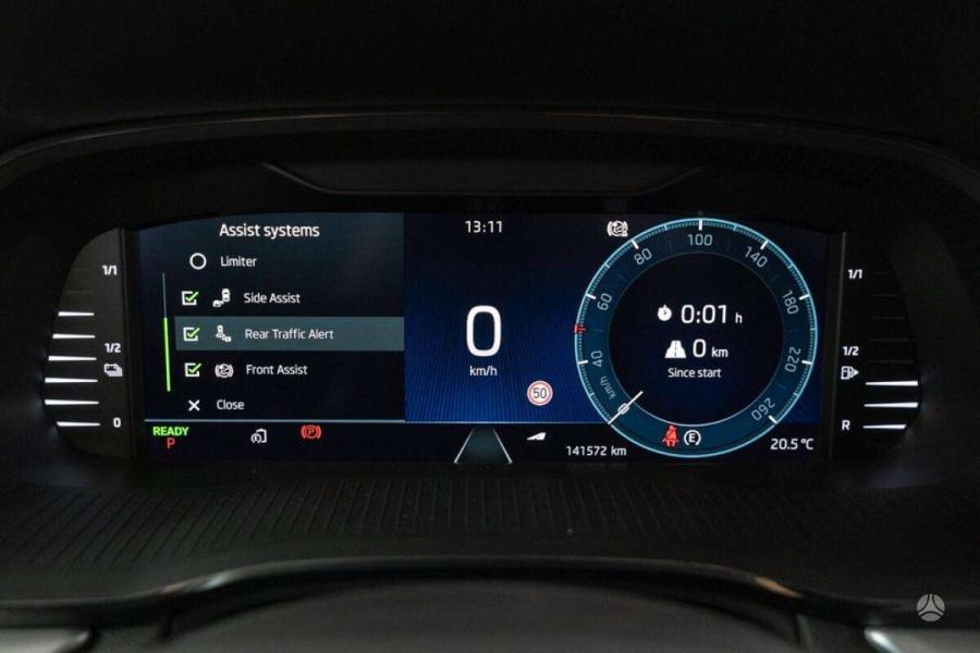 Black Skoda Octavia 2022 in Vilnius, with an engine capacity of 1.40 L and mileage of 142 thousand km for 18500 €, photo 13 on AUTOMOTO.COM.LV