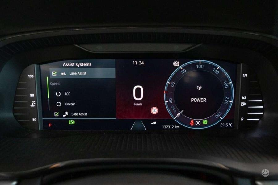 Черный Шкода Октавия 2022 в Вильнюс, объемом двигателя 2.00 л и пробегом 137 тыс. км за 17800 €, фото 11 на AUTOMOTO.COM.LV