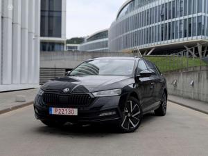 Black Skoda Octavia 2022 in Vilnius, with an engine capacity of 1.40 L and mileage of 172 thousand km for 15500 €, photo  on AUTOMOTO.COM.LV