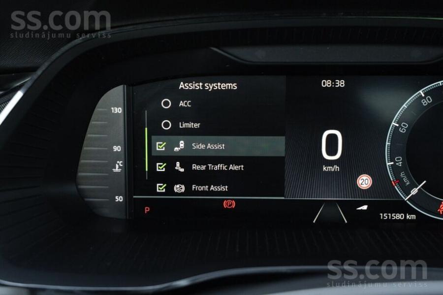 Melns Skoda Octavia 2022 Rīga, ar dzinēja tilpumu 2.00 L un nobraukumu 152 tūkst. km par 18550 €, foto 33 vietnē AUTOMOTO.COM.LV