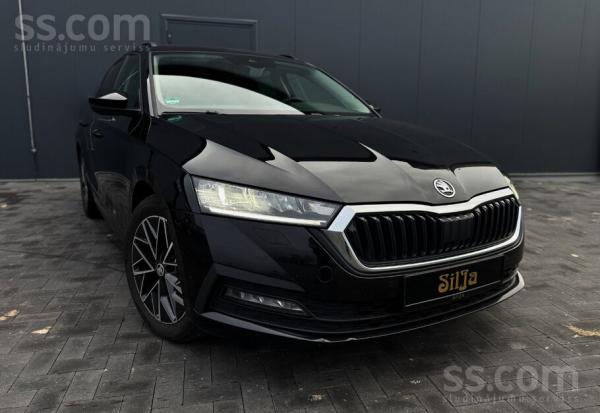 Black Skoda Octavia 2023 in Kuldiga, with an engine capacity of 2.00 L and mileage of 0 thousand km for 19500 €, photo 2 on AUTOMOTO.COM.LV