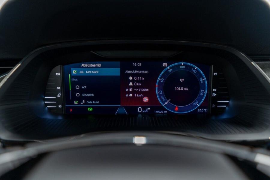 Melns Skoda Octavia 2023 Tallina, ar dzinēja tilpumu 2.00 L un nobraukumu 149 tūkst. km par 24900 €, foto 10 vietnē AUTOMOTO.COM.LV