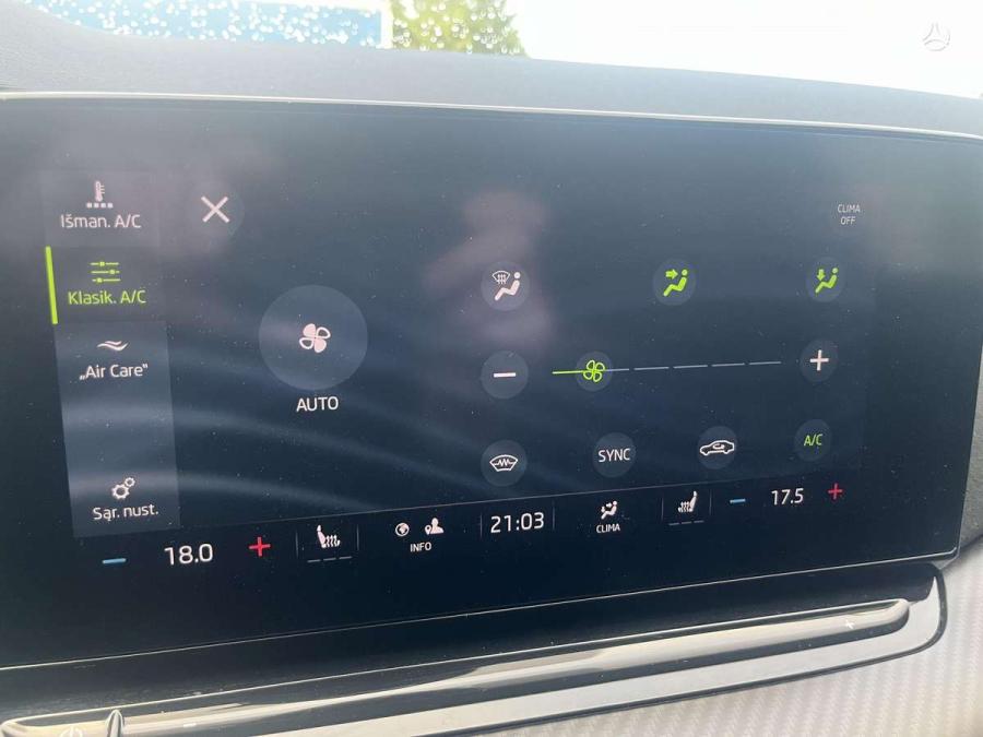 Melns Skoda Octavia 2023 Pasvalys, ar dzinēja tilpumu 2.00 L un nobraukumu 34 tūkst. km par 23500 €, foto 29 vietnē AUTOMOTO.COM.LV