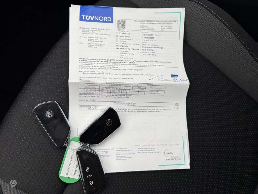 Черный Шкода Октавия 2023 в Вильнюс, объемом двигателя 1.97 л и пробегом 209 тыс. км за 14900 €, фото 42 на AUTOMOTO.COM.LV
