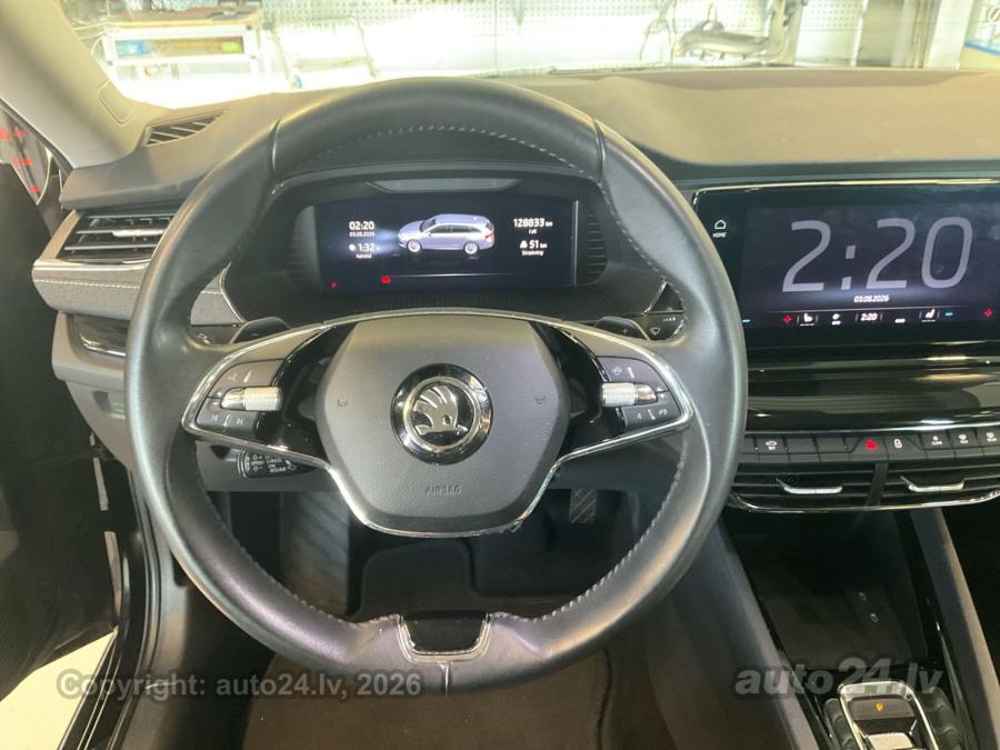 Black Skoda Octavia 2023 in Tallinn, with an engine capacity of 2.00 L and mileage of 129 thousand km for 18490 €, photo 6 on AUTOMOTO.COM.LV