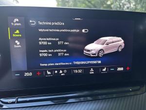 Black Skoda Octavia 2023 in Vilnius, with an engine capacity of 2.00 L and mileage of 168 thousand km for 20800 €, photo 16 on AUTOMOTO.COM.LV