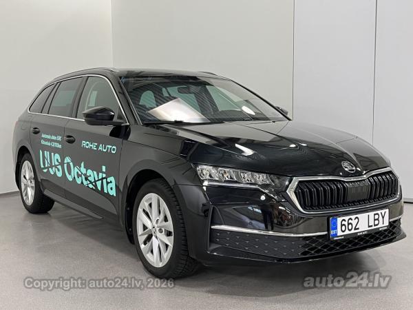 Black Skoda Octavia 2024 in Tallinn, with an engine capacity of 2.00 L and mileage of 30 thousand km for 26900 €, photo 3 on AUTOMOTO.COM.LV