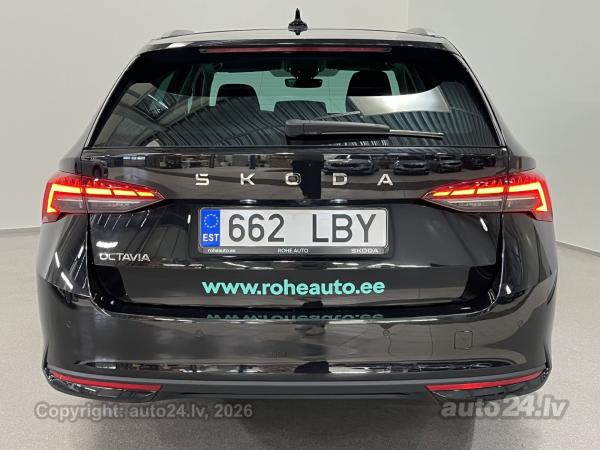 Black Skoda Octavia 2024 in Tallinn, with an engine capacity of 2.00 L and mileage of 30 thousand km for 26900 €, photo 4 on AUTOMOTO.COM.LV