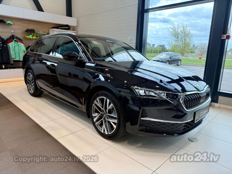 Black Skoda Octavia 2026 in Rakvere, with an engine capacity of 2.00 L and mileage of 4 thousand km for 34040 €, photo 1 on AUTOMOTO.COM.LV