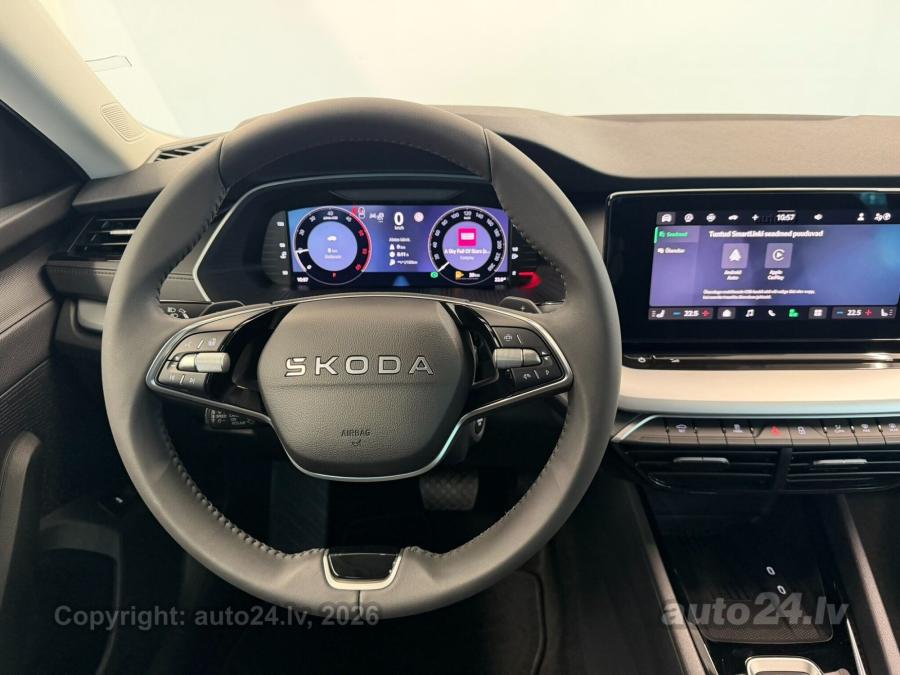 Melns Skoda Octavia 2026 Pērnava, ar dzinēja tilpumu 2.00 L un nobraukumu 5 tūkst. km par 32636 €, foto 9 vietnē AUTOMOTO.COM.LV