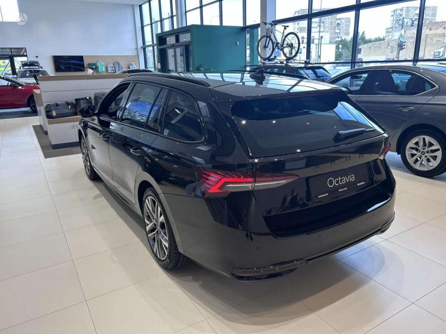 Melns Skoda Octavia 2026 Viļņa, ar dzinēja tilpumu 1.97 L un nobraukumu 0 tūkst. km par 36890 €, foto 3 vietnē AUTOMOTO.COM.LV