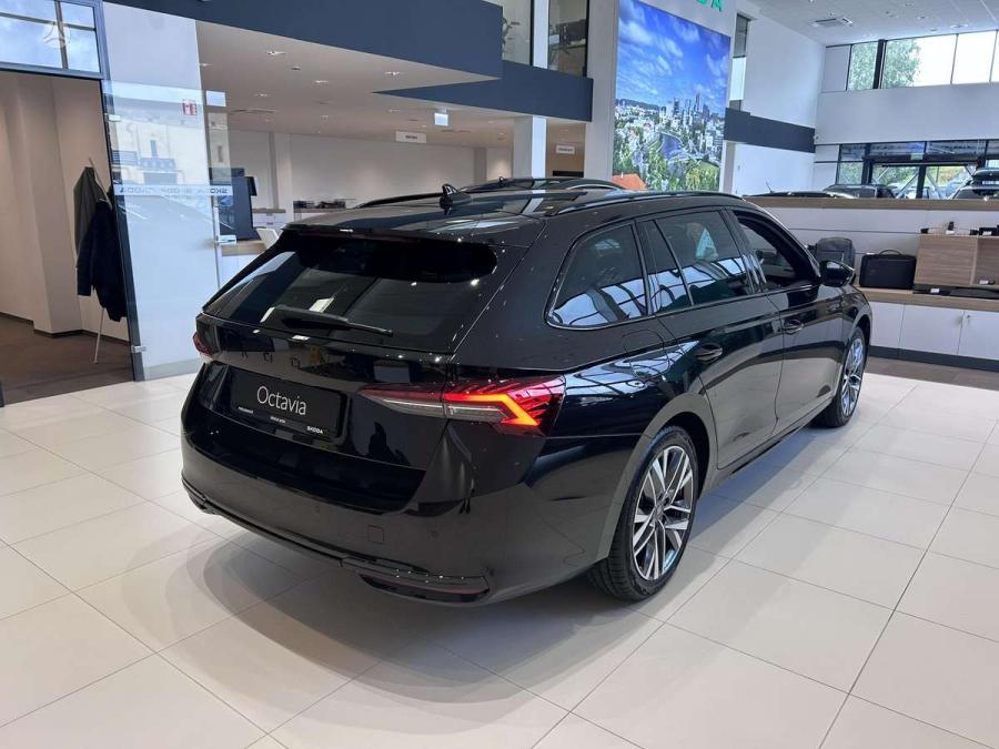 Melns Skoda Octavia 2026 Viļņa, ar dzinēja tilpumu 1.97 L un nobraukumu 0 tūkst. km par 36890 €, foto 5 vietnē AUTOMOTO.COM.LV