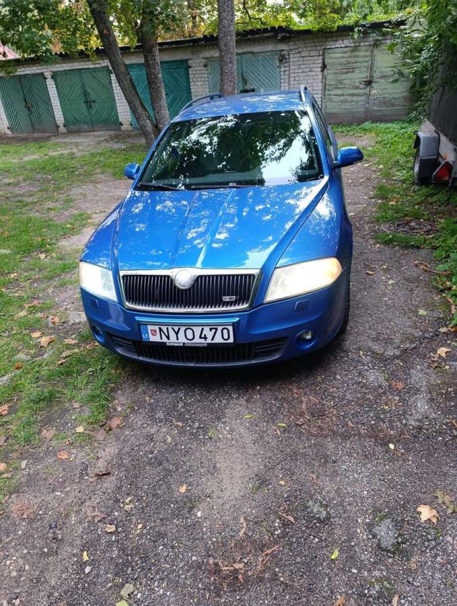Blue Skoda Octavia 2006 in Vilnius, with an engine capacity of 2.00 L and mileage of 244 thousand km for 3000 €, photo 1 on AUTOMOTO.COM.LV