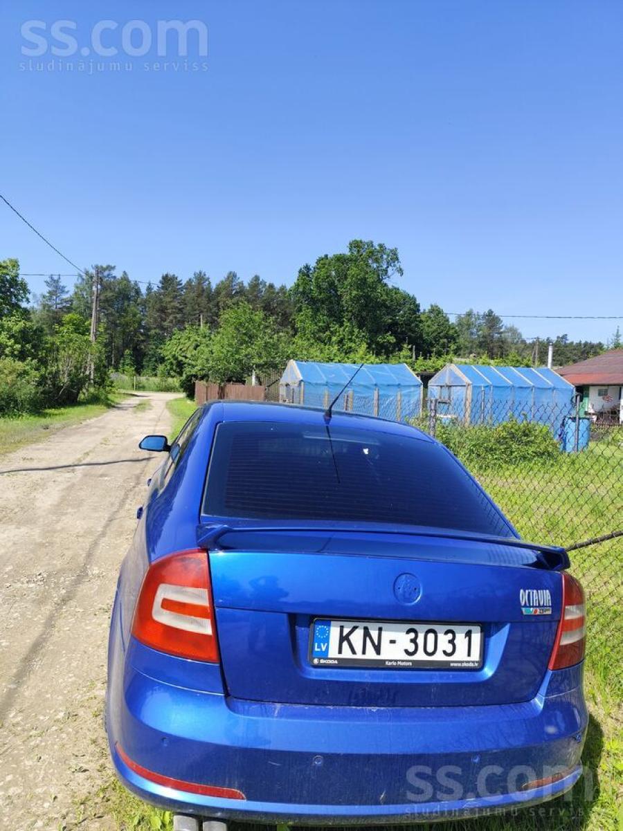 Blue Skoda Octavia 2007 in Riga, with an engine capacity of 2.00 L and mileage of 333 thousand km for 2800 €, photo 4 on AUTOMOTO.COM.LV