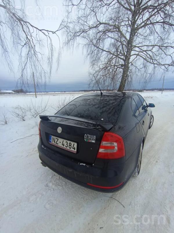 Blue Skoda Octavia 2008 in Ventspils, with an engine capacity of 2.00 L and mileage of 475 thousand km for 2200 €, photo 5 on AUTOMOTO.COM.LV