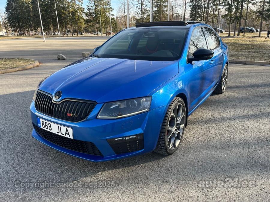 Blue Skoda Octavia 2014 in Tallinn, with an engine capacity of 2.00 L and mileage of 198 thousand km for 13900 €, photo 1 on AUTOMOTO.COM.LV
