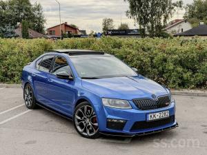 Blue Skoda Octavia 2014 in Riga, with an engine capacity of 2.00 L and mileage of 213 thousand km for 14000 €, photo  on AUTOMOTO.COM.LV