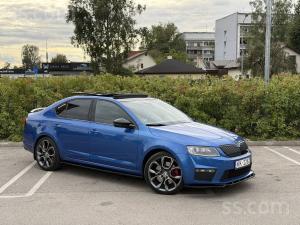 Blue Skoda Octavia 2014 in Riga, with an engine capacity of 2.00 L and mileage of 213 thousand km for 13500 €, photo  on AUTOMOTO.COM.LV