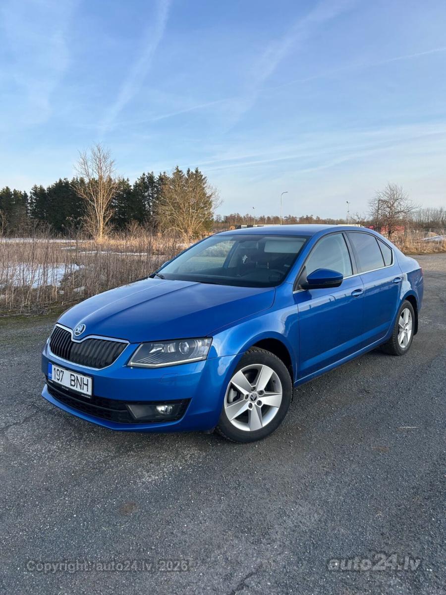 Blue Skoda Octavia 2015 in Narva, with an engine capacity of 1.40 L and mileage of 213 thousand km for 6800 €, photo 1 on AUTOMOTO.COM.LV